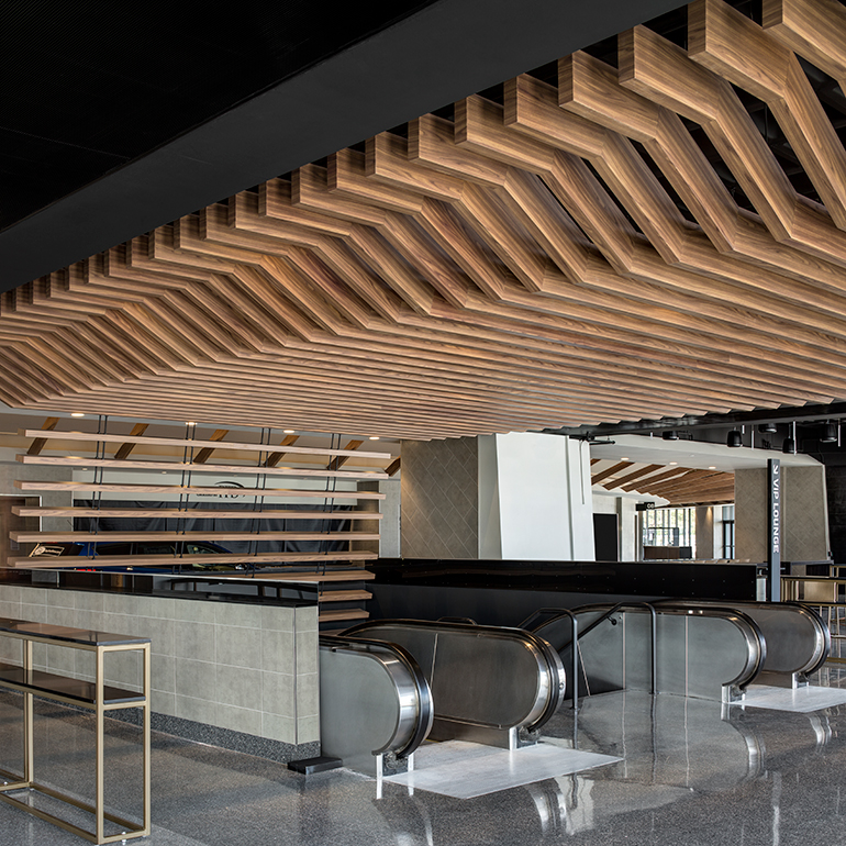 CertainTeed Architectural Open Plenum Ceiling Systems Make Waves